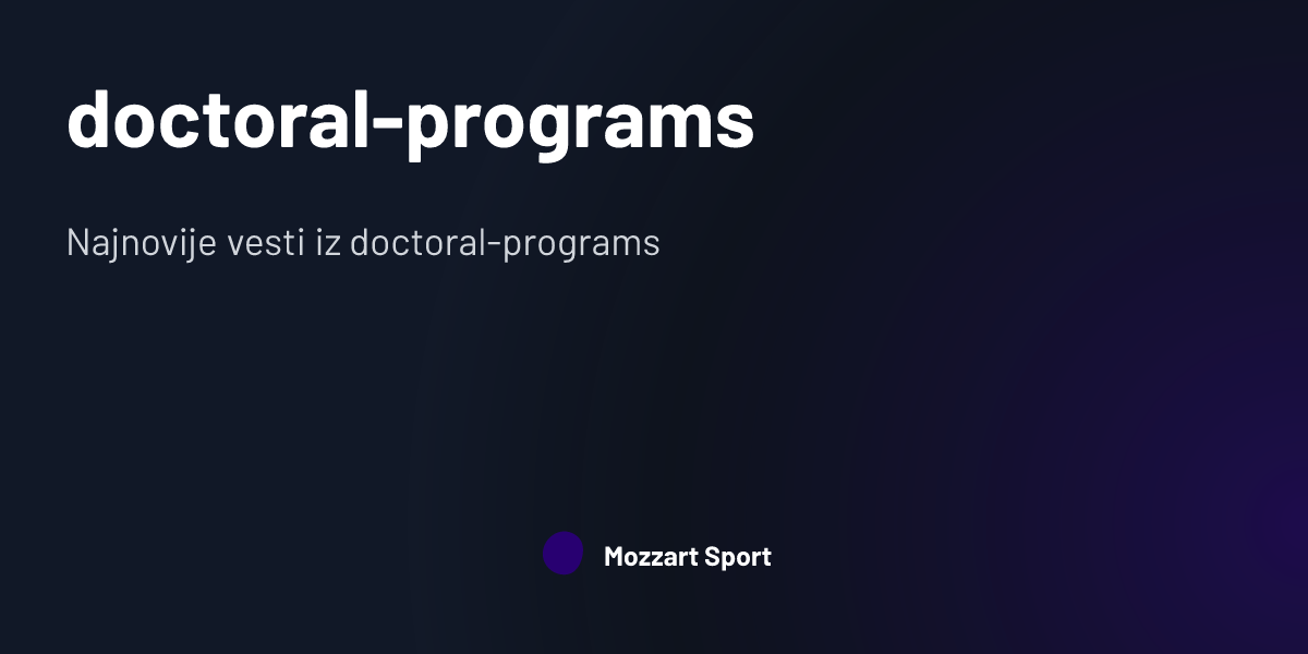 doctoral-programs | Mozzart Sport