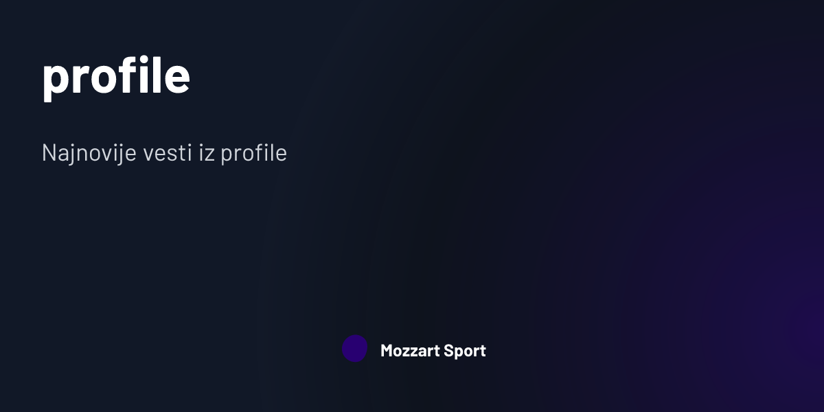 profile | Mozzart Sport